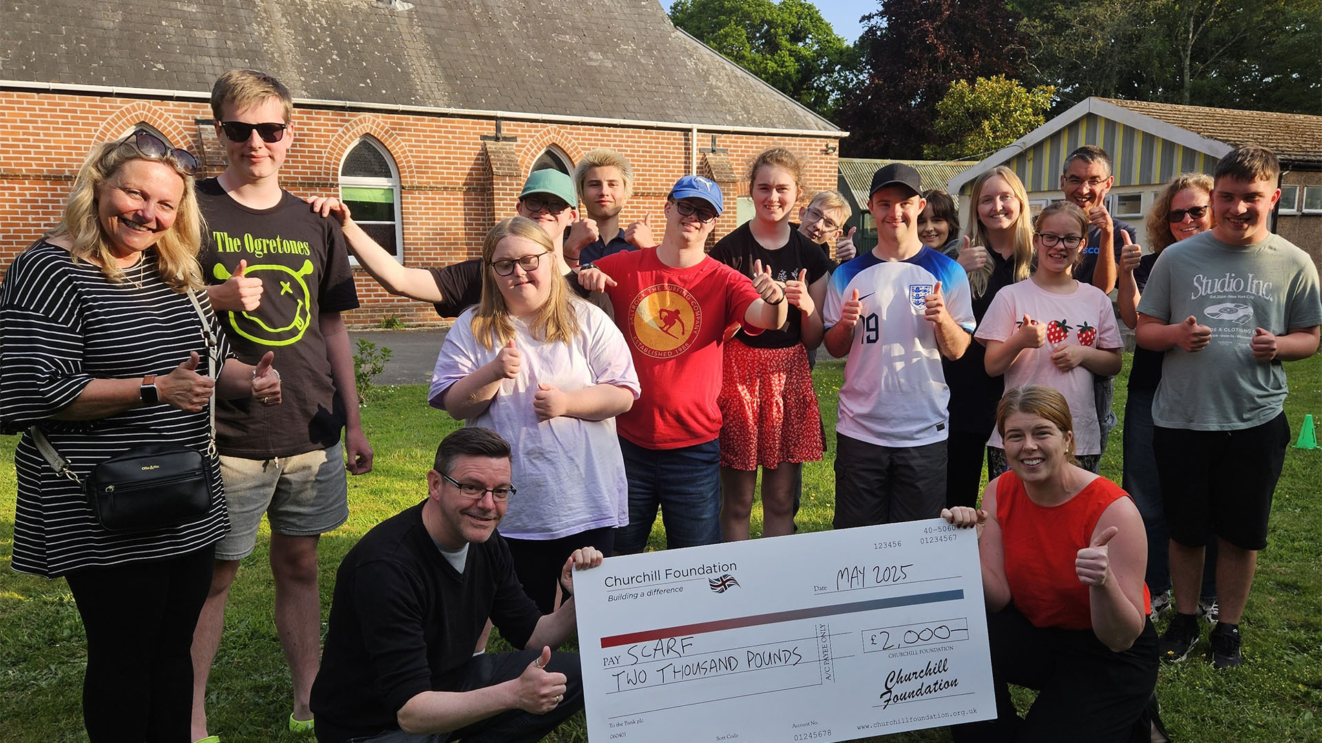Churchill Foundation supports Scarf New Forest charity with £2,000 ...